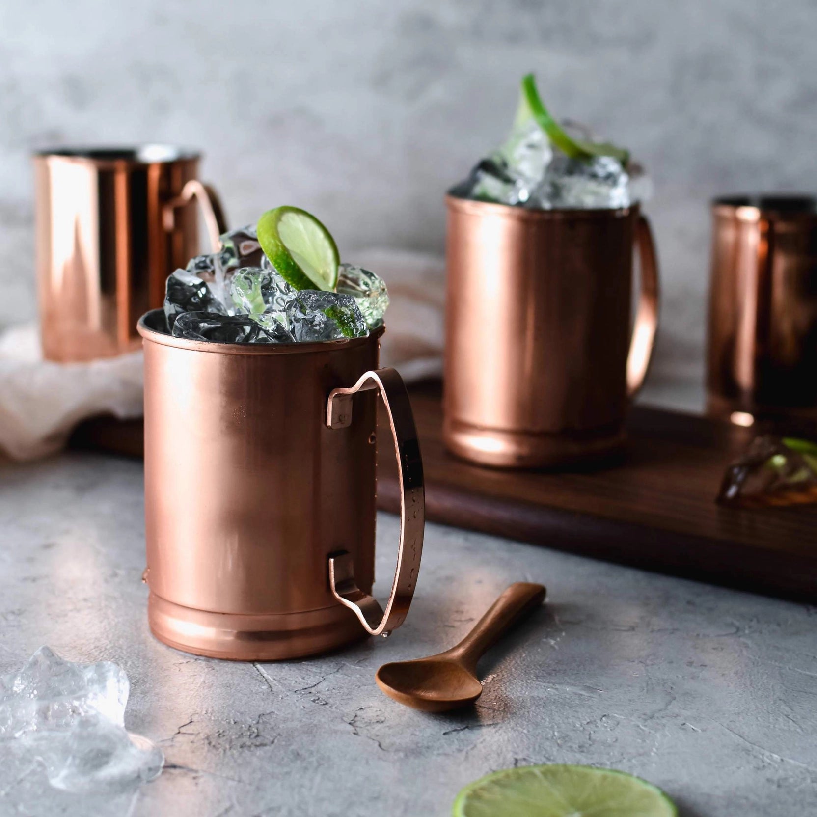 Moscow Mule Copper Mugs, Set of 4 | Clover & Clay Gatherings and Gifts LLC