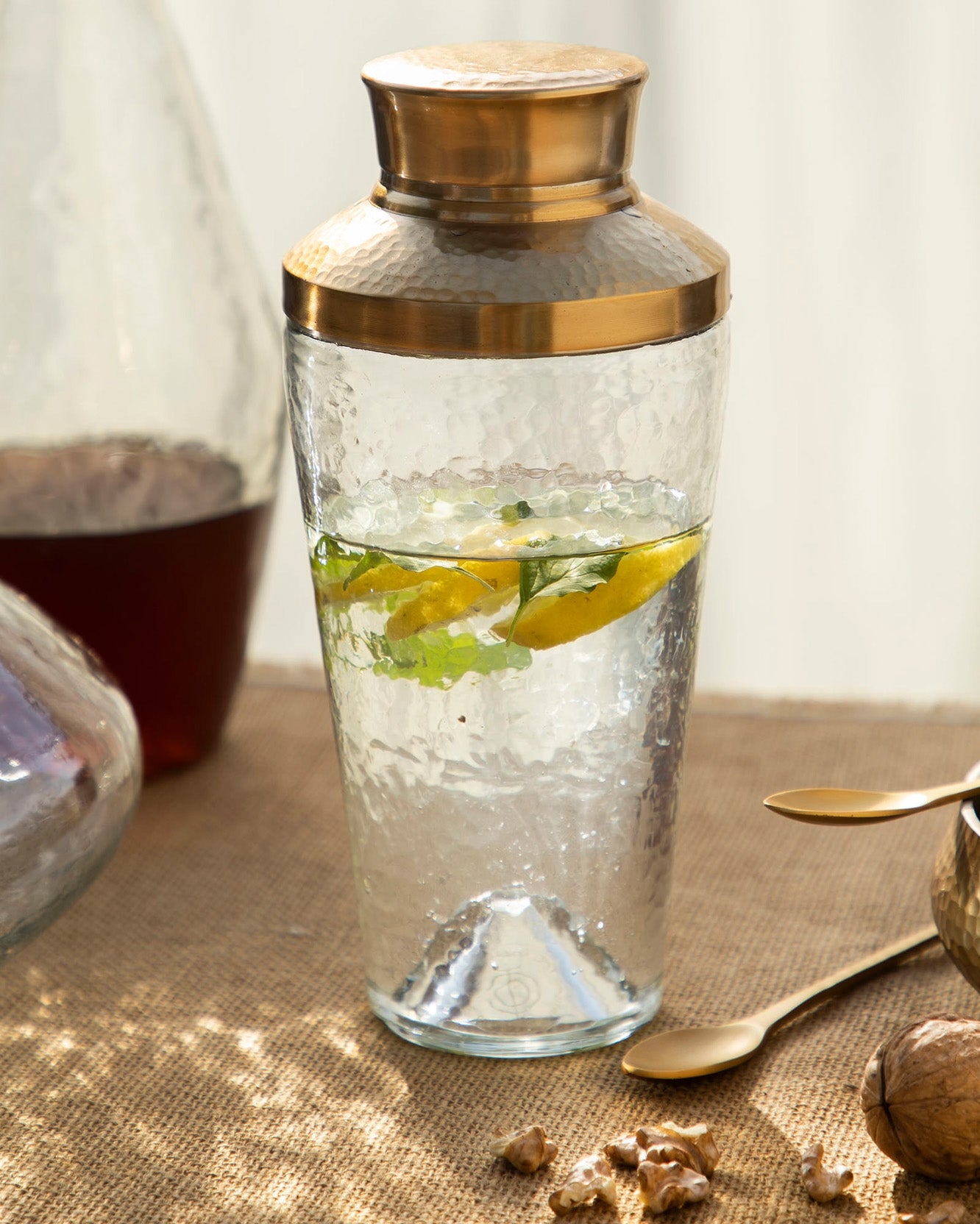 Pebbled Cocktail Shaker | Clover & Clay Gatherings and Gifts LLC